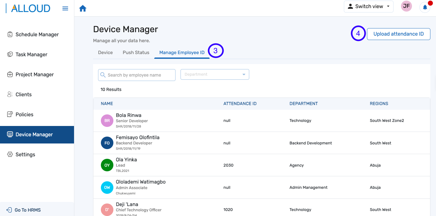 How to Upload Attendance ID